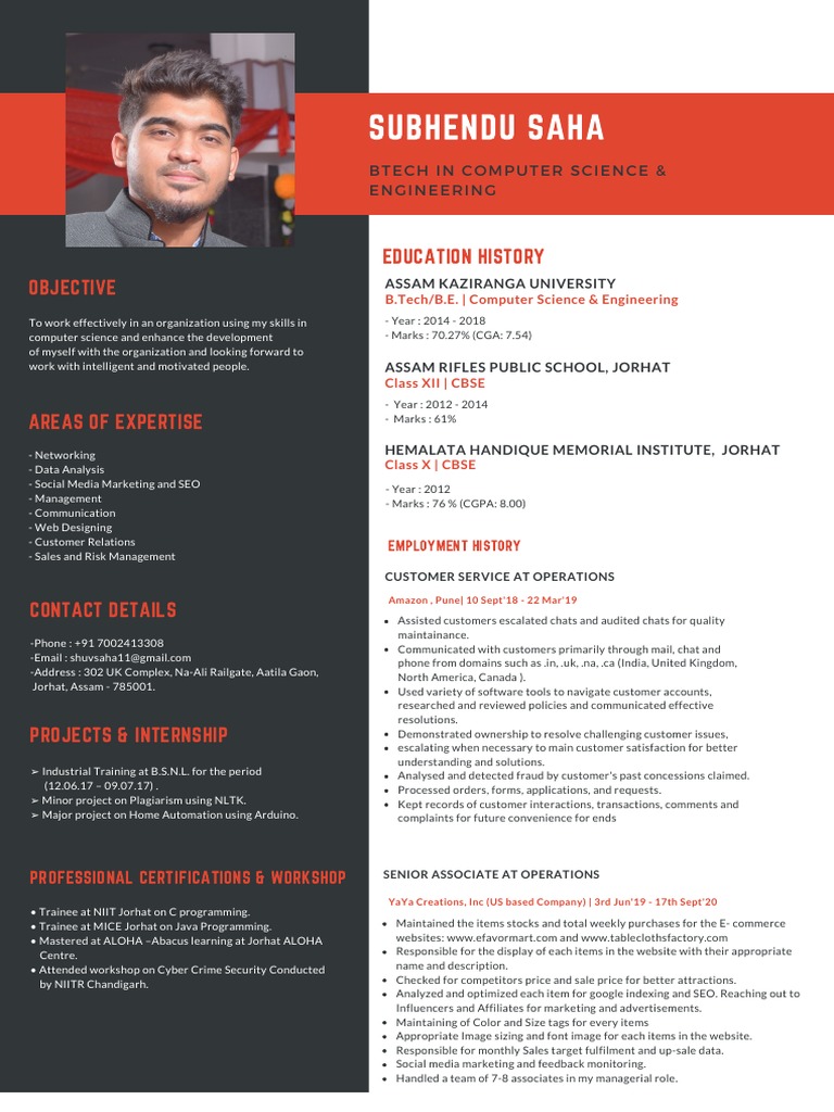 Subhendu Saha: Career Overview at YaYa Creations | PDF | Search Engine ...