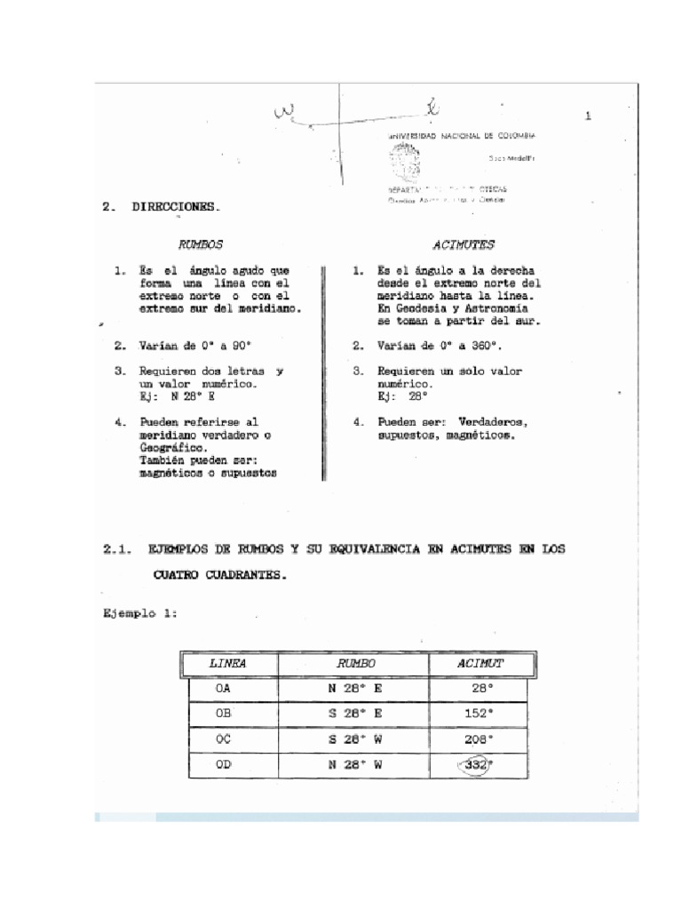 Taller 1 Topografia 2021a | PDF