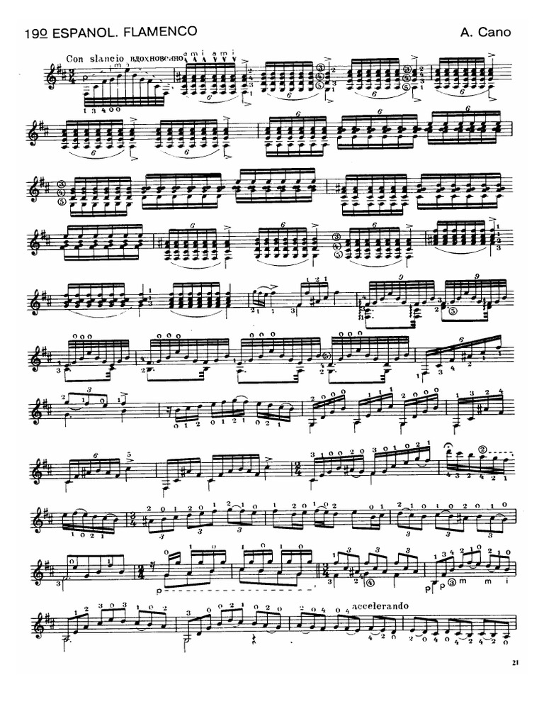 А. Cano Espanol. Flamenco | PDF