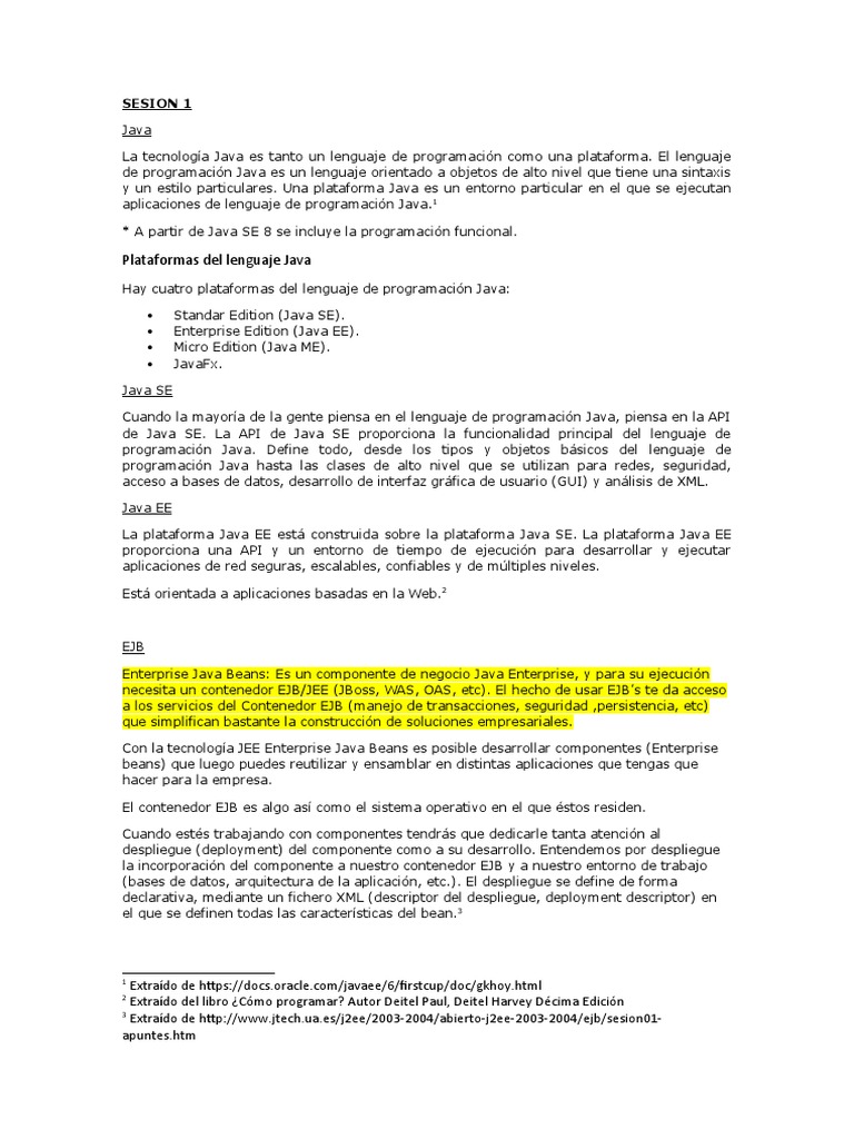 Curso de MDB en Java | PDF | Java (lenguaje de programación) | Java (plataforma de software)