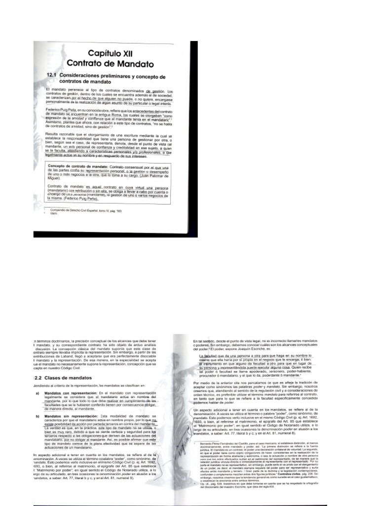 Mandato General Con Representación | PDF