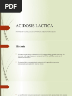 Hiperlactatemia: Causas y Tratamiento | PDF | Ácido láctico | Fisiología