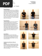 Shoulder Wand Exercises: For More Information, Visit (Physical Therapy ...