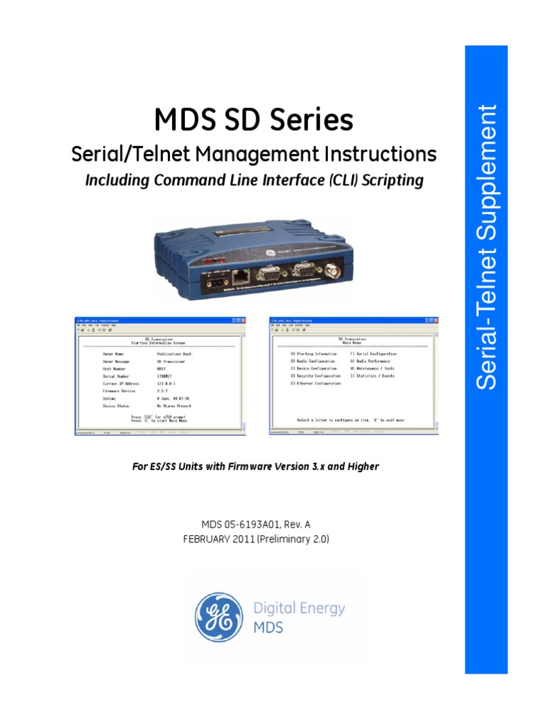 05-6193A01A Serial-Telnet Supplement | PDF | Menu (Computing) | Command ...