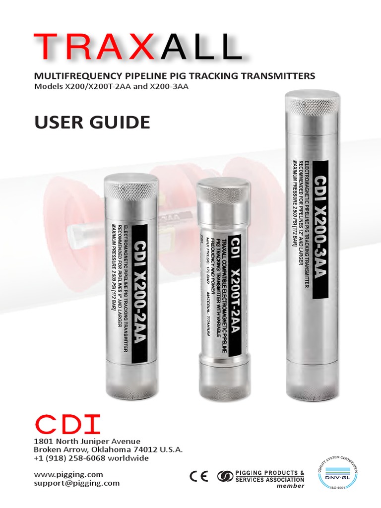 Traxall X200-Series Transmitter User Guide | PDF | Transmitter ...