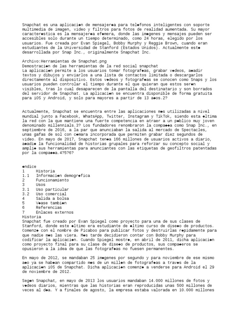 Snapchat | Descargar gratis PDF | Snapchat | Software