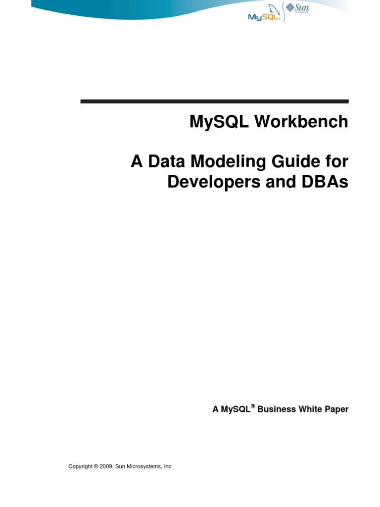 Mysql Workbench A Data Modeling Guide For Developers And Dbas Pdf My Sql Databases
