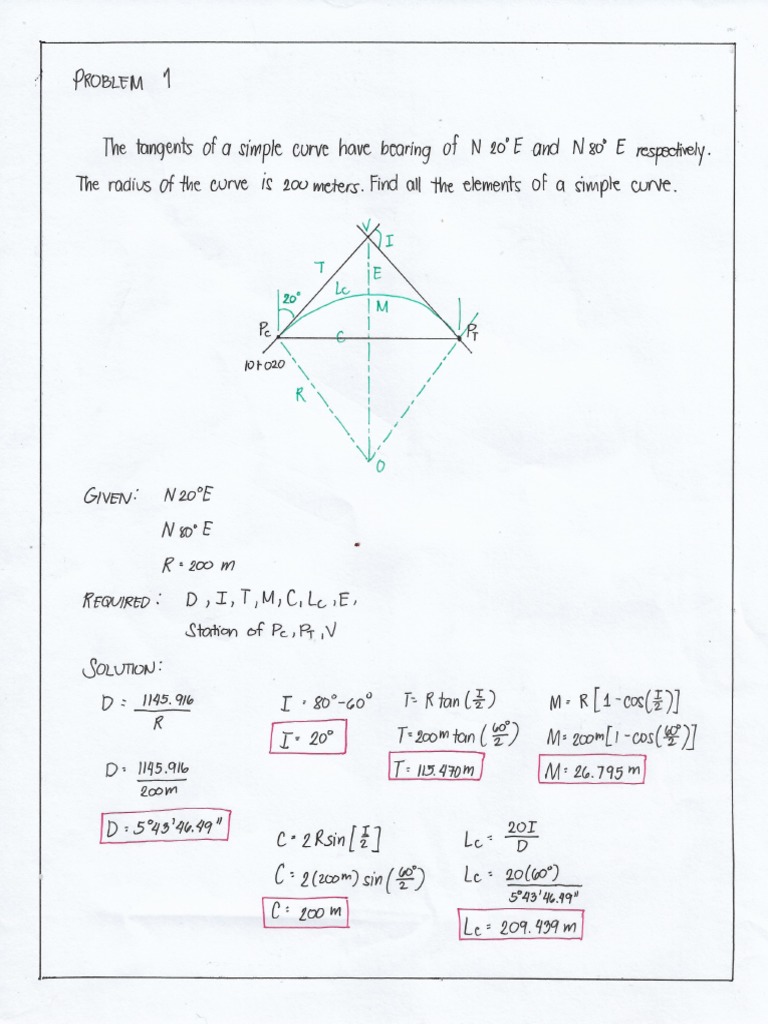 Assignment 1 Simple Curve | PDF