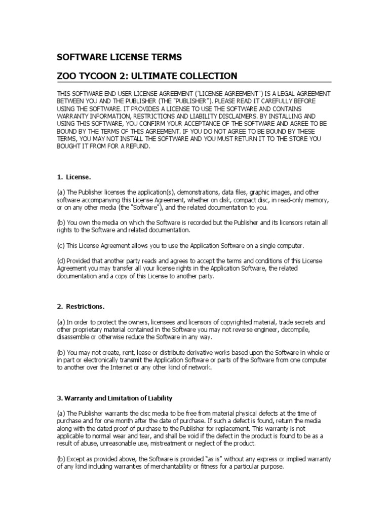 EULA | PDF | License | Common Law