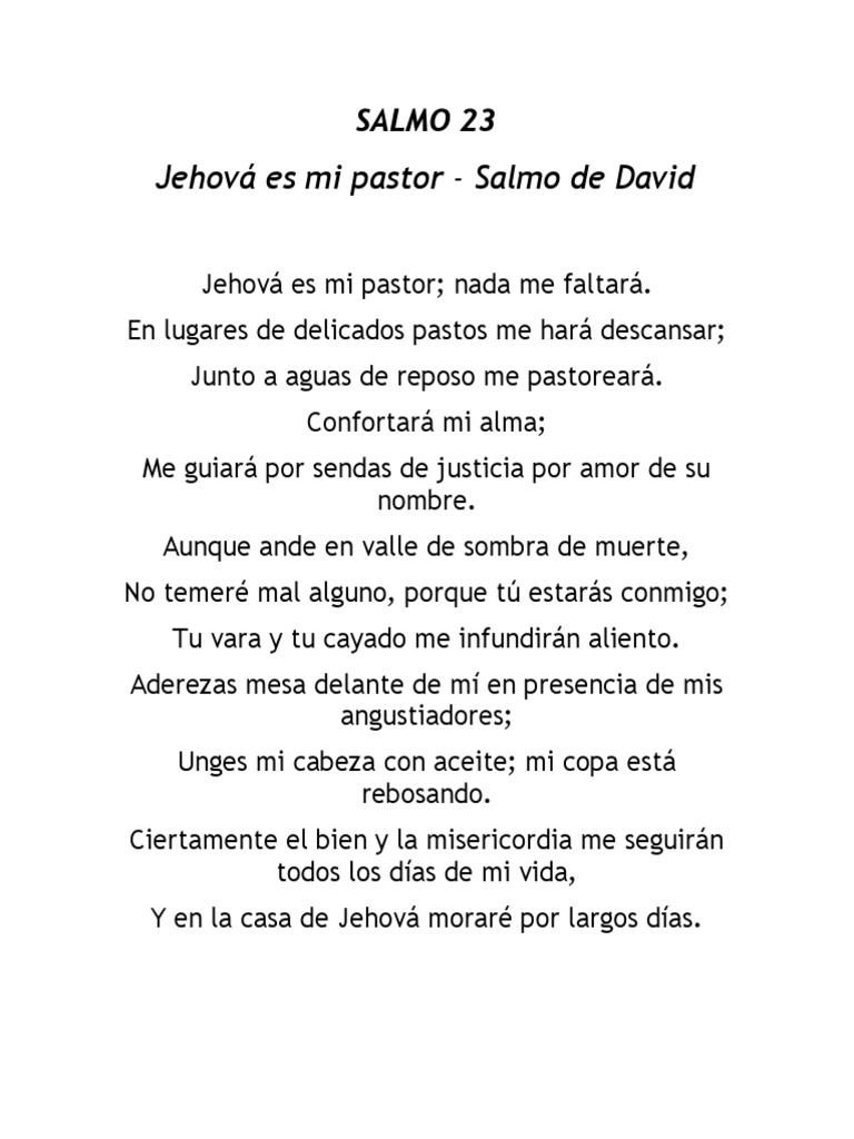 Salmo 23 | PDF