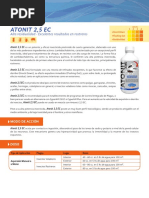 Elf Purespray 15e - Ficha Tecnica | PDF | Destilación | Química