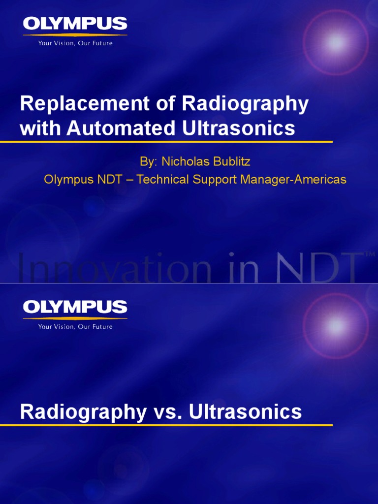 Replacement of Radiography With Automated Ultrasonics | PDF ...