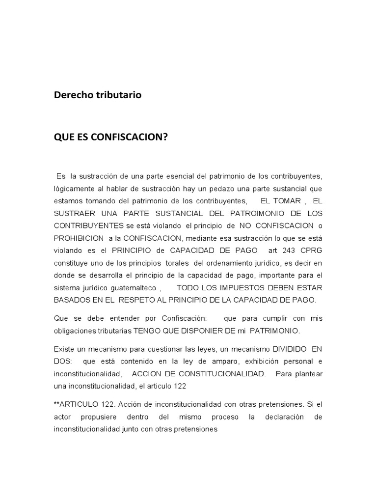 Confiscación | PDF