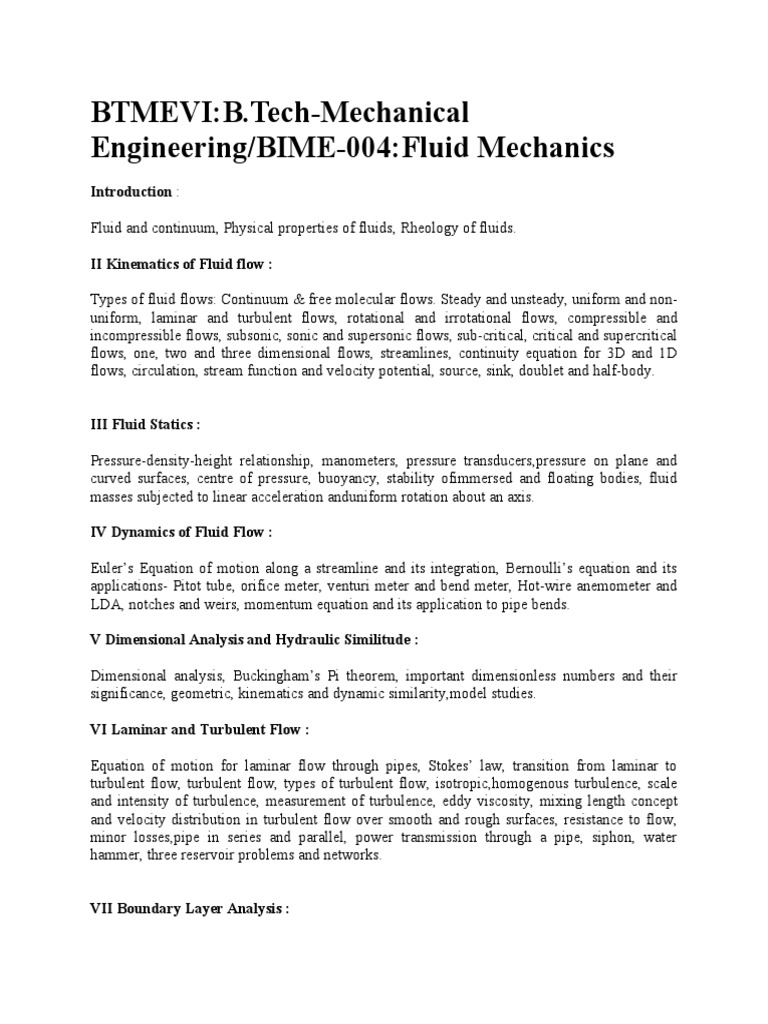 BTMEVI-Fluid & ThermoFluid | PDF | Fluid Dynamics | Turbulence