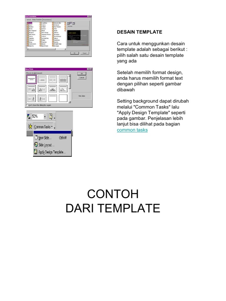 Desain Template | PDF