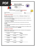 Alternative Learning System Form - AF2 - Modified ALS Enrolment Form 1 ...