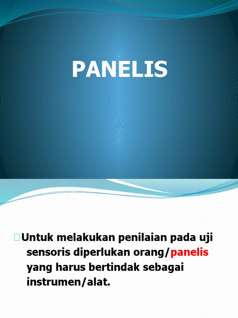 Kuliah 3. Panelis | PDF