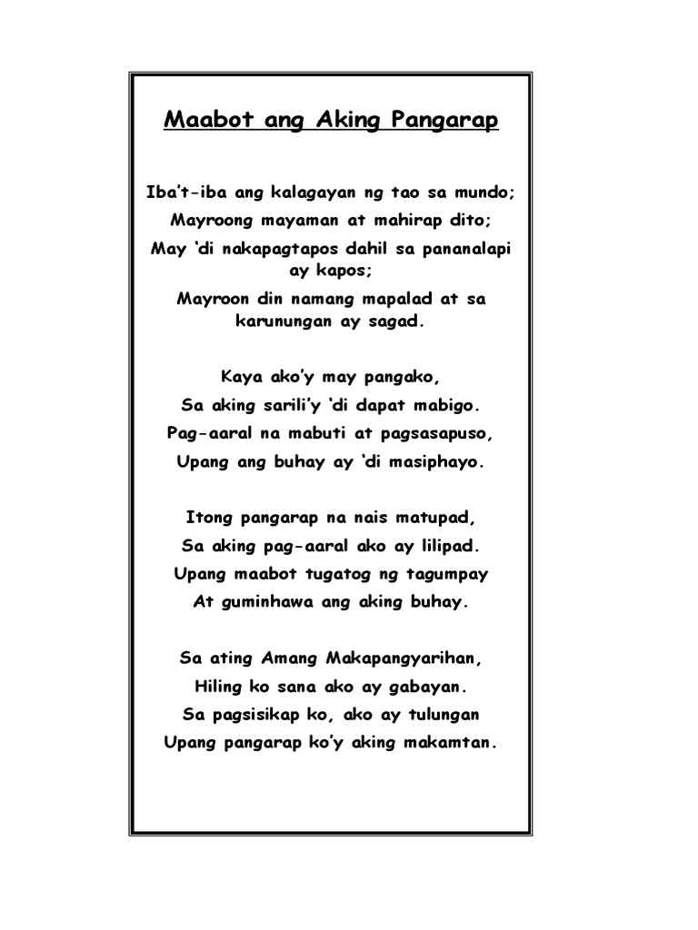 Pangako Ko | PDF