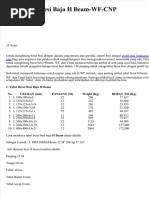 Tabel Berat Iwf | PDF