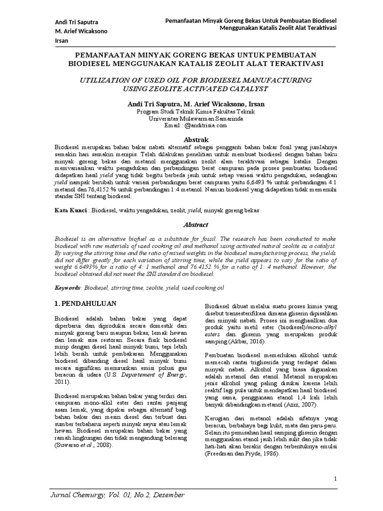 Katalis Zeolit 1-Dikonversi | PDF