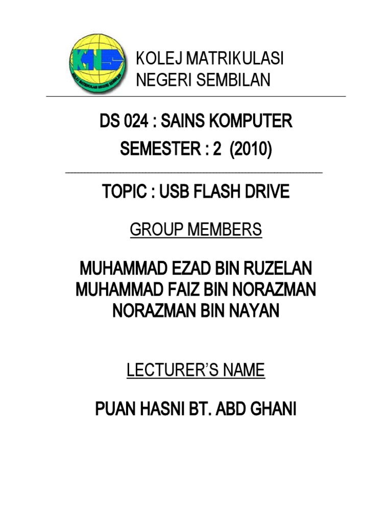 USB Flash Drive | PDF | Usb Flash Drive | Flash Memory