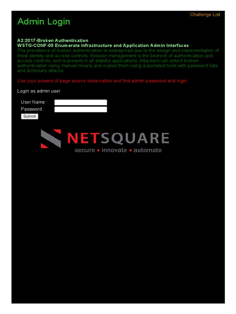 Admin Login Security Vulnerabilities | PDF | Business | Computers