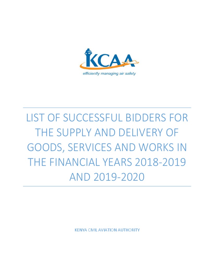 List of Successful Bidders | PDF | Economies