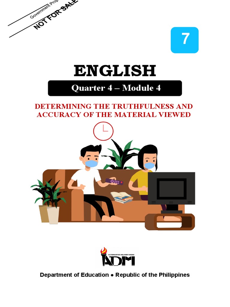 English: Quarter 4 - Module 4 | PDF | Accuracy And Precision | Learning