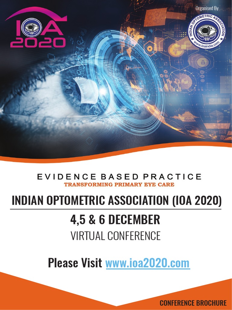 IOA 2020 Conference Brochure | PDF | Ophthalmology | Human Eye
