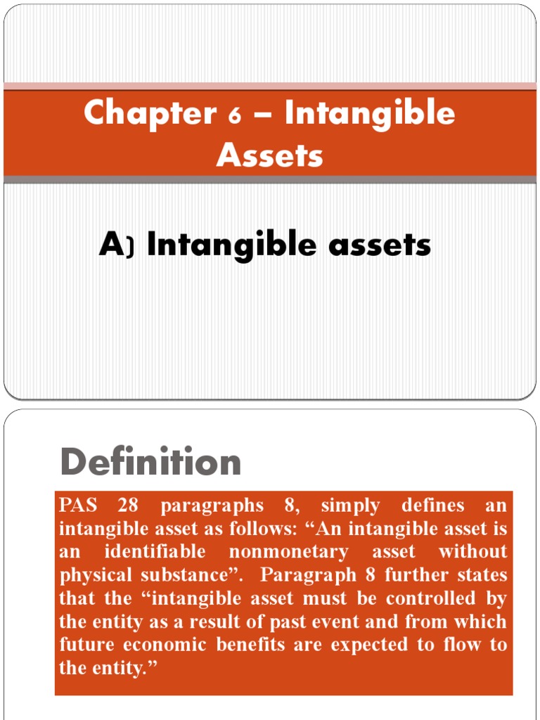 Chapter 7 Intangible Assets | PDF | Intangible Asset | Goodwill ...