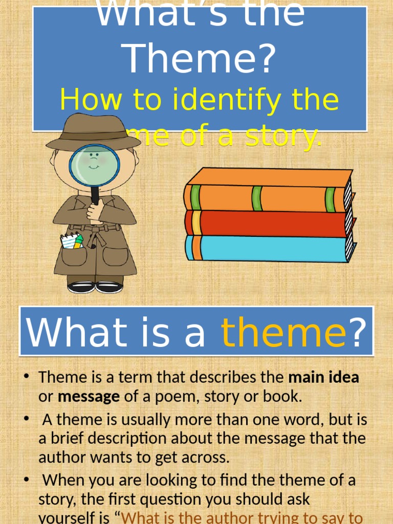 How To Identify The Theme of A Story | PDF | Fable