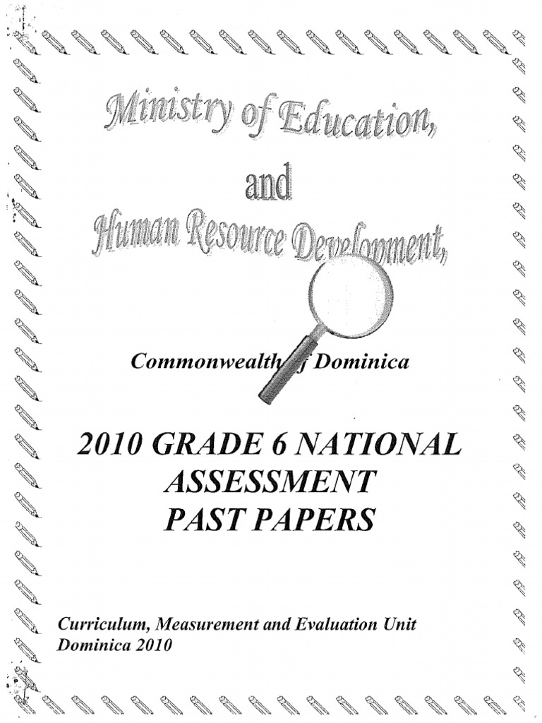 2010 Grade 6 Na Past Papers | PDF