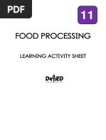 Food Processing NC II CBLM | PDF | Curing (Food Preservation) | Salt