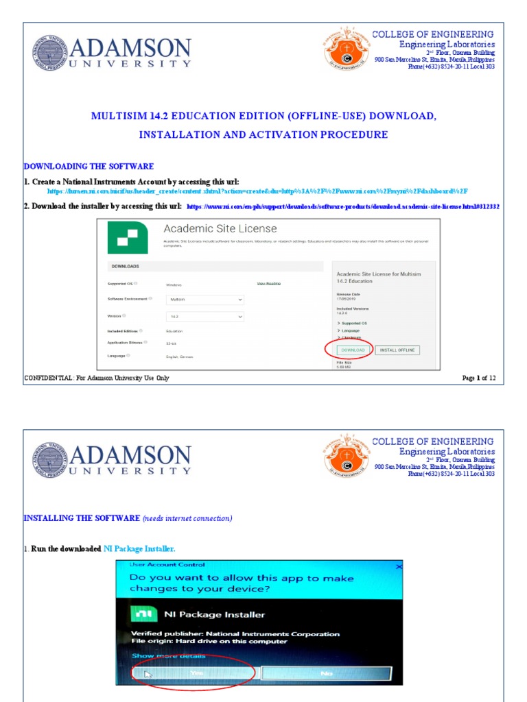 Multisim 14.2 Education Edition (Offline-Use) Download, Installation ...