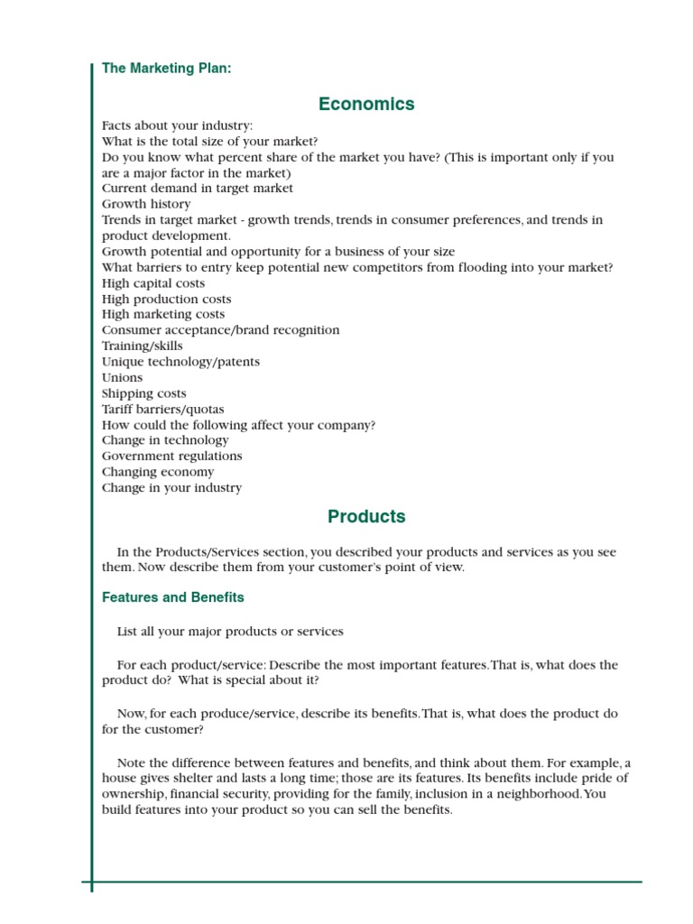 Business Plan Sample - 4 | PDF