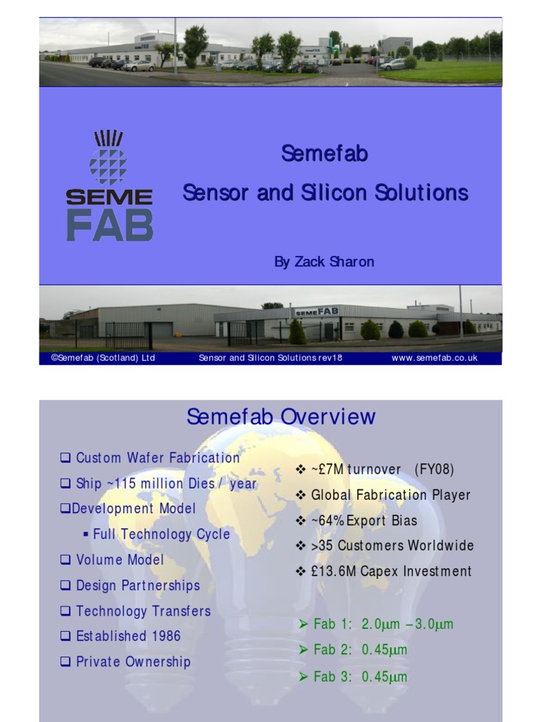 SemeFab Presentation - Zack Sharon | PDF | Mosfet ...