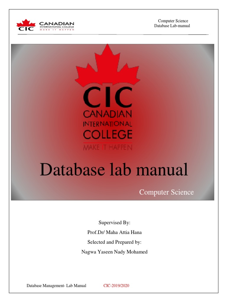 Database Management Lab Manual Guide | PDF | Relational Database | Database Index