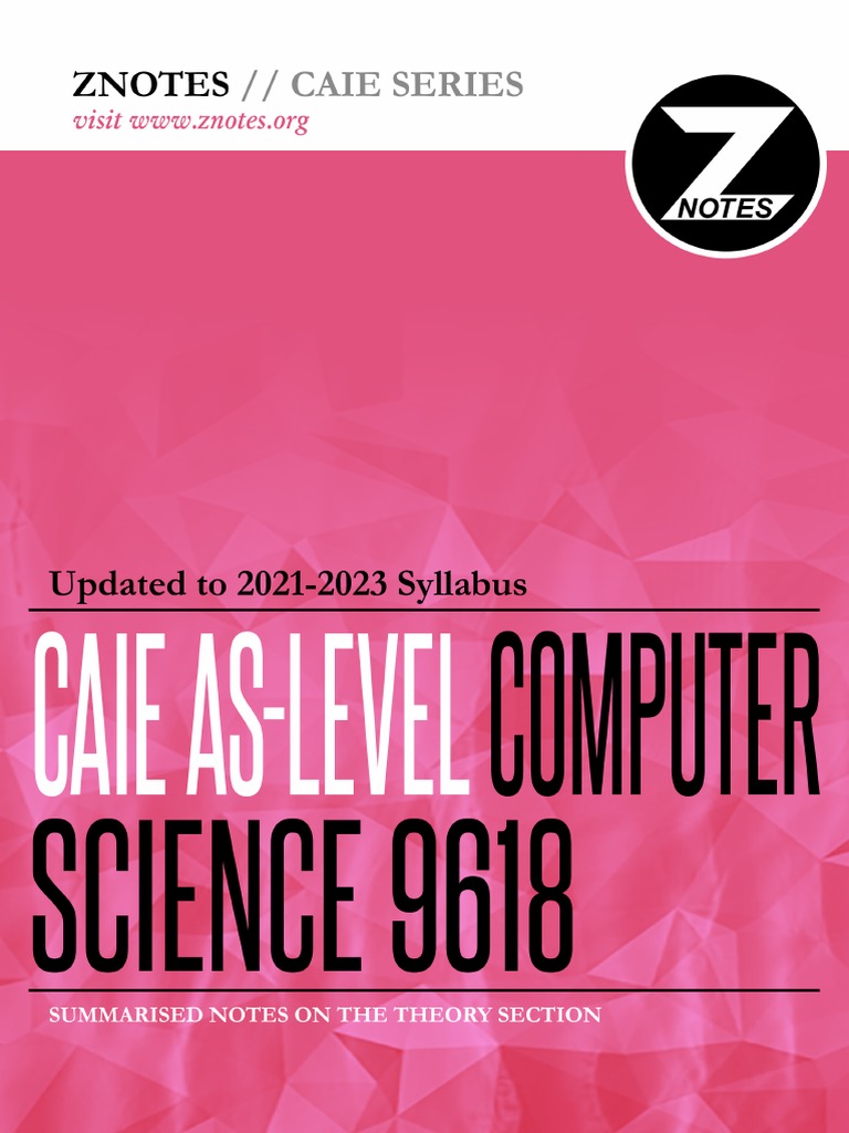 Caie As Computer Science 9608 Theory | PDF | Computer Network | Random ...