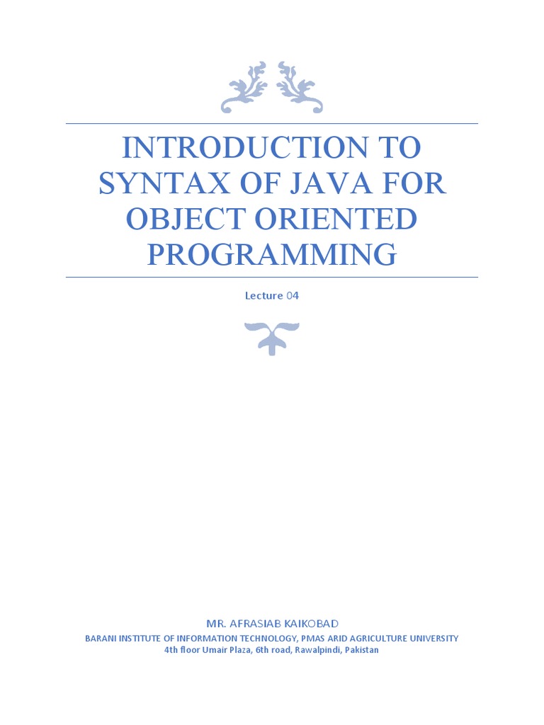 Lecture 4 Primitive Datatype And Scope Pdf Integer Computer Science Data Type