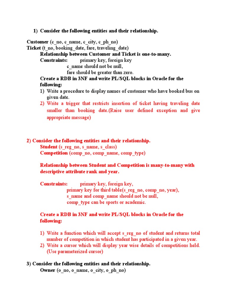 Rdbms Practical | PDF | Relational Database | Pl/Sql