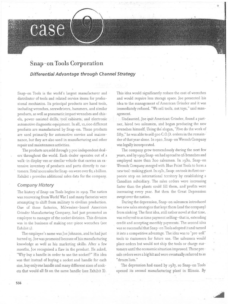 Snap On Tools Corporation | PDF