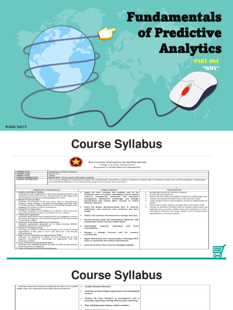 Fundamentals of Predictive Analytics: Part One | PDF | Analytics ...