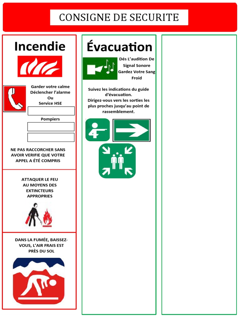 Consigne de Sécurité 11 | PDF