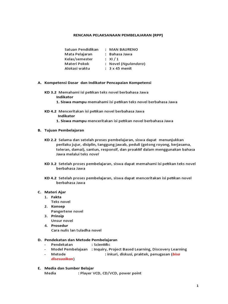 2 RPP Xi GNJ 13 BR SK | PDF | Kajian Bahasa Asing | Fiksi Umum