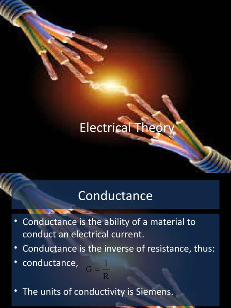 Conductance and Resistance | PDF | Electrical Resistance And ...
