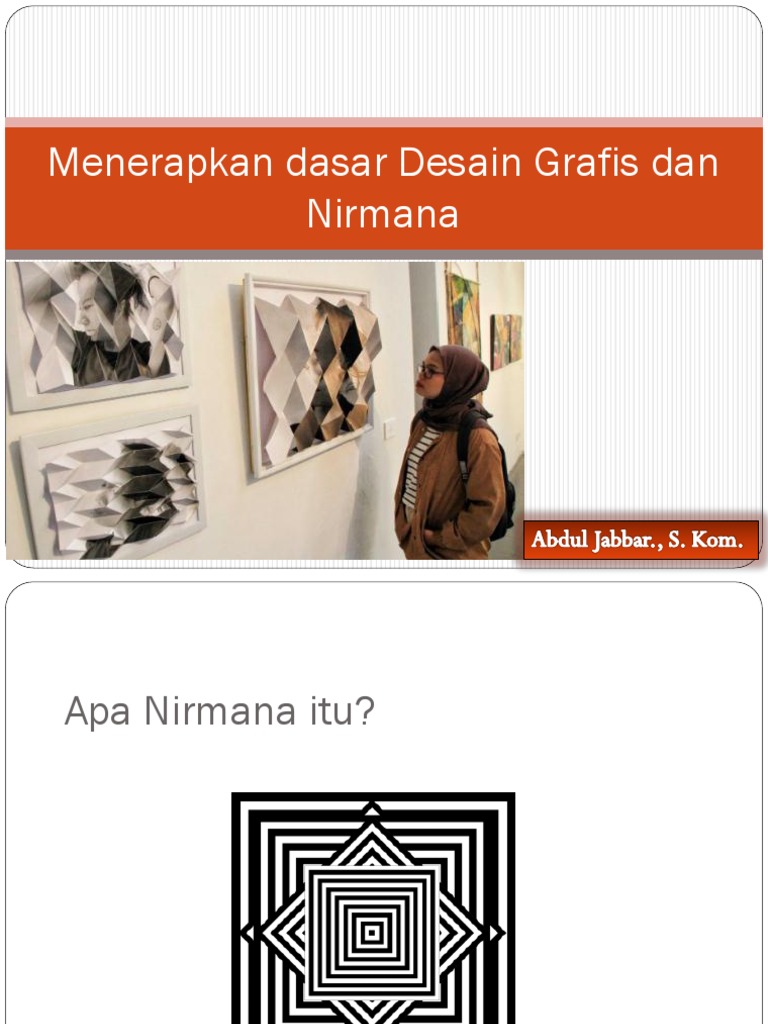 Menerapkan Dasar Desain Grafis Dan Nirmana | PDF | Karier & Perkembangan | Seni