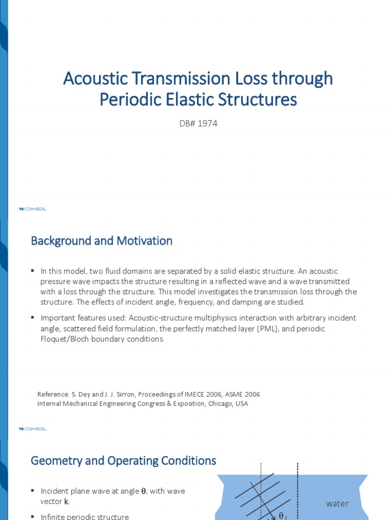 Acoustic Transmission Loss 55 | PDF | Waves | Physics