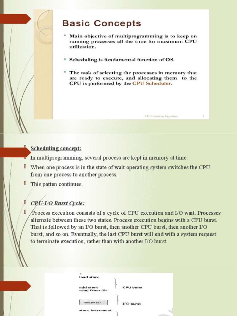 Cpu Scheduling | PDF | Scheduling (Computing) | Process (Computing)