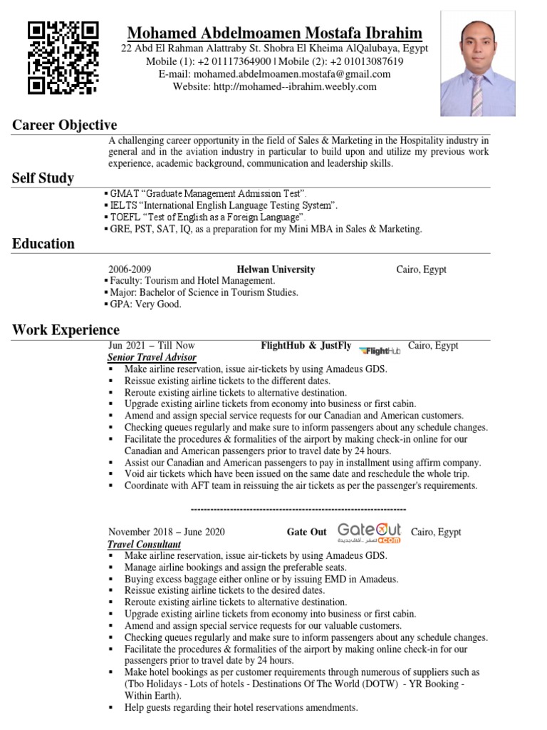 Mohamed Ibrahim CV | PDF | Transport | Service Industries