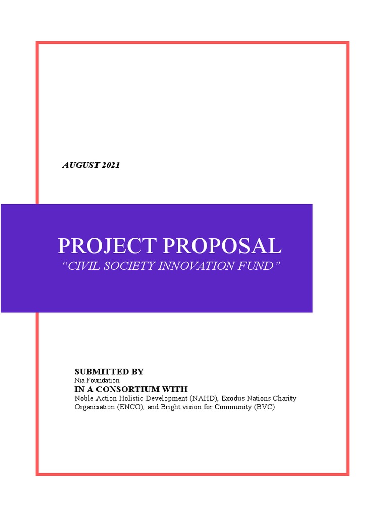 NIA Foundation PLI Proposal Template (Repaired) | PDF | Leadership ...